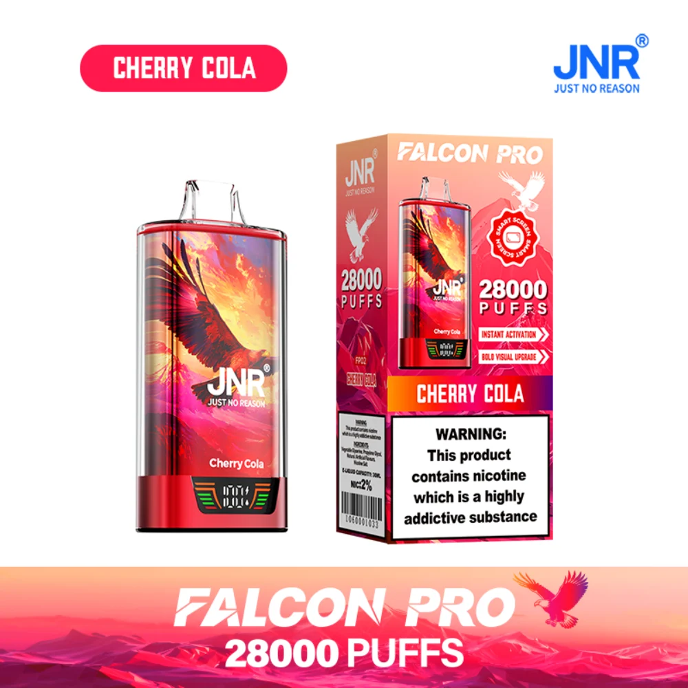 JNR Falcon Pro 28000 Puff 28k Vape with Led Display - mugovape